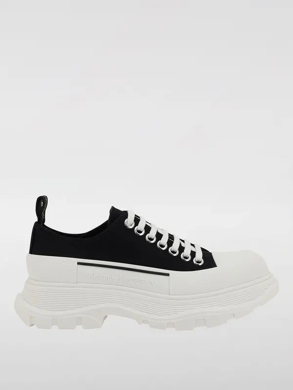 Alexander McQueen Lace Up Trainers - Black