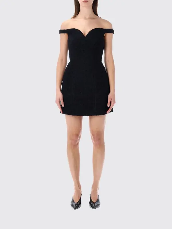 SELF-PORTRAIT Wool Blend Mini Dress