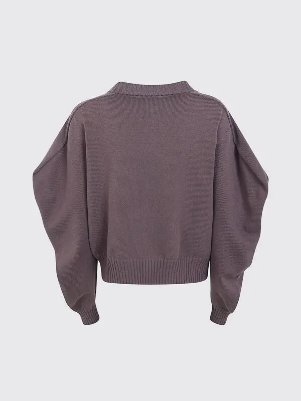 Issey Miyake Relaxed Fit Cotton-blend Crew Neck Cardigan