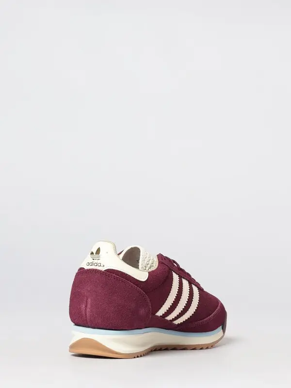 ADIDAS ORIGINALS Sl 72 Rs Suede Lace-up Sneakers With Serrated Sole - Red