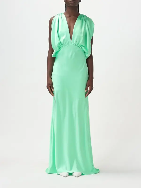 Pinko Draped Maxi Dress
