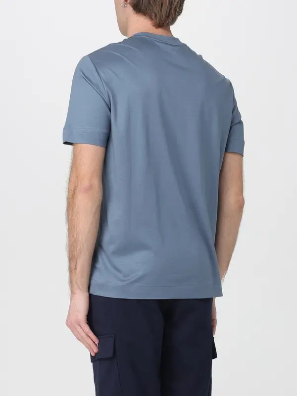 Emporio Armani Slogan T-shirt - Blue