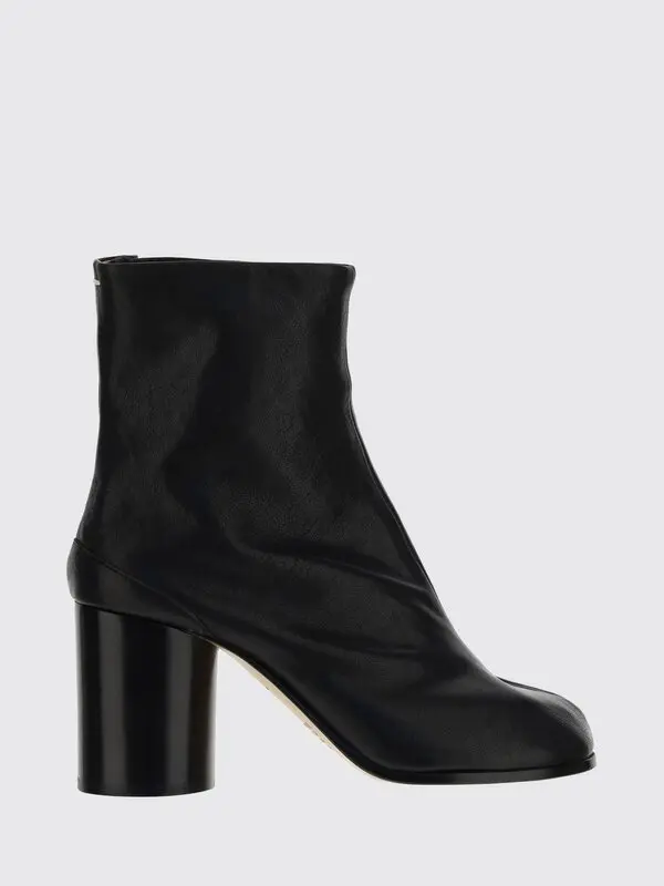 MAISON MARGIELA Leather Ankle Boots - Black