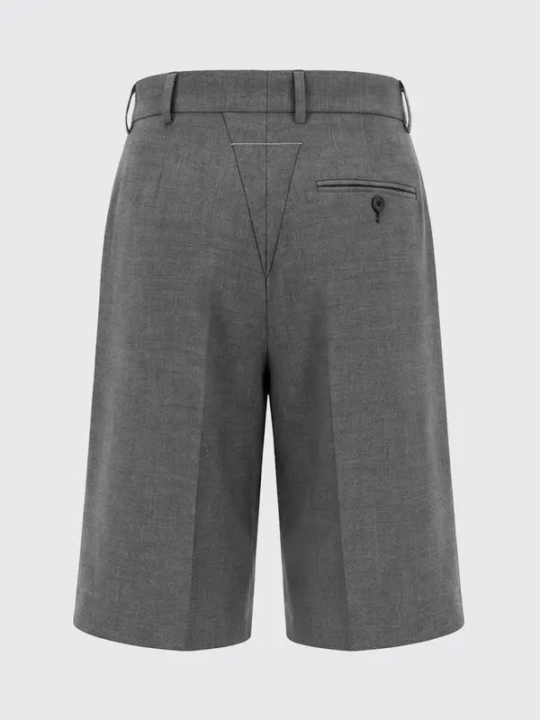 MAISON MARGIELA High-waisted Wool Blend Tailored Shorts