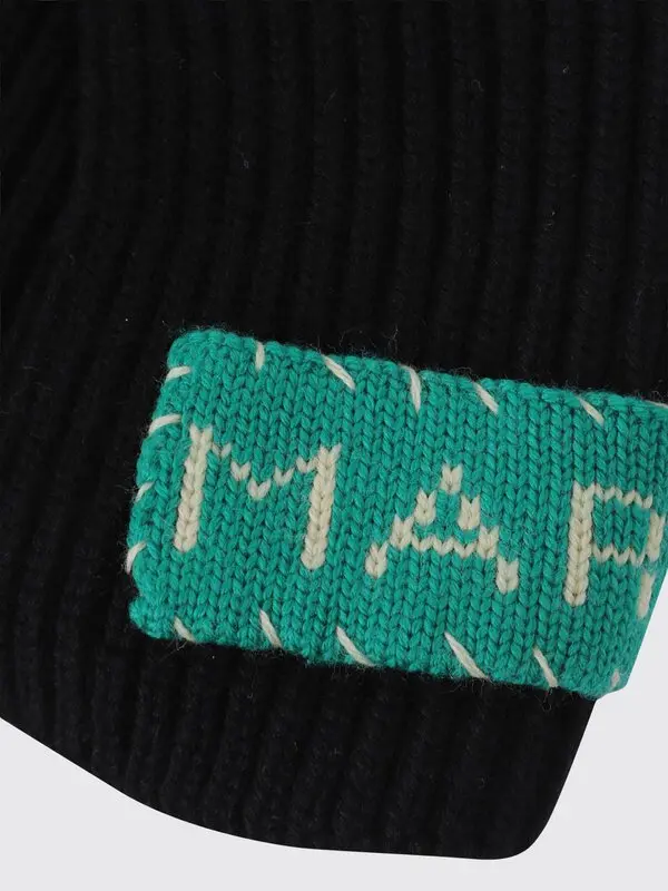 Marni Pure Virgin Wool Neck Warmer With Contrast Logo