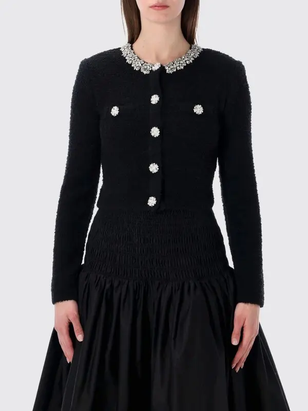 SELF-PORTRAIT Cotton Blend Cardigan