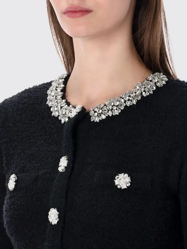 SELF-PORTRAIT Cotton Blend Cardigan