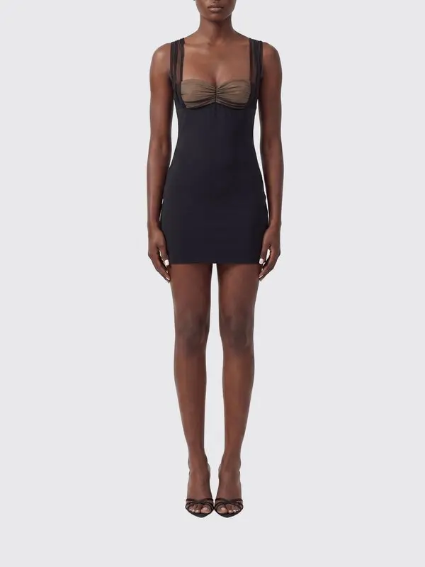 NENSI DOJAKA Mini Stretch Viscose Dress