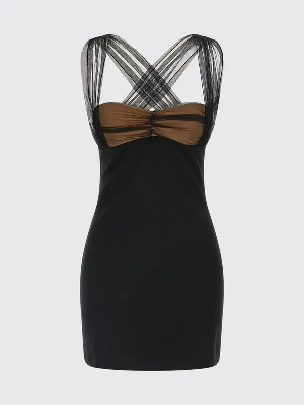 NENSI DOJAKA Mini Stretch Viscose Dress