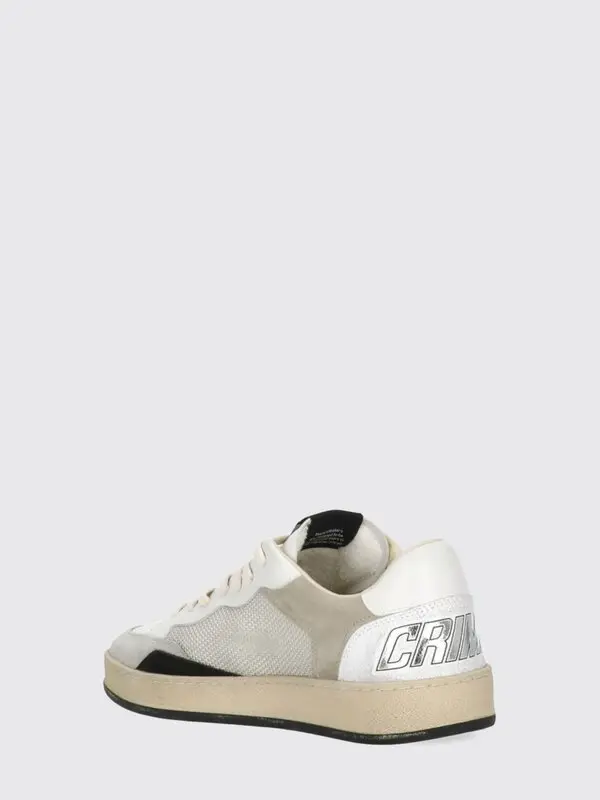 CRIME LONDON Leather And Mesh Chelsea Sneakers
