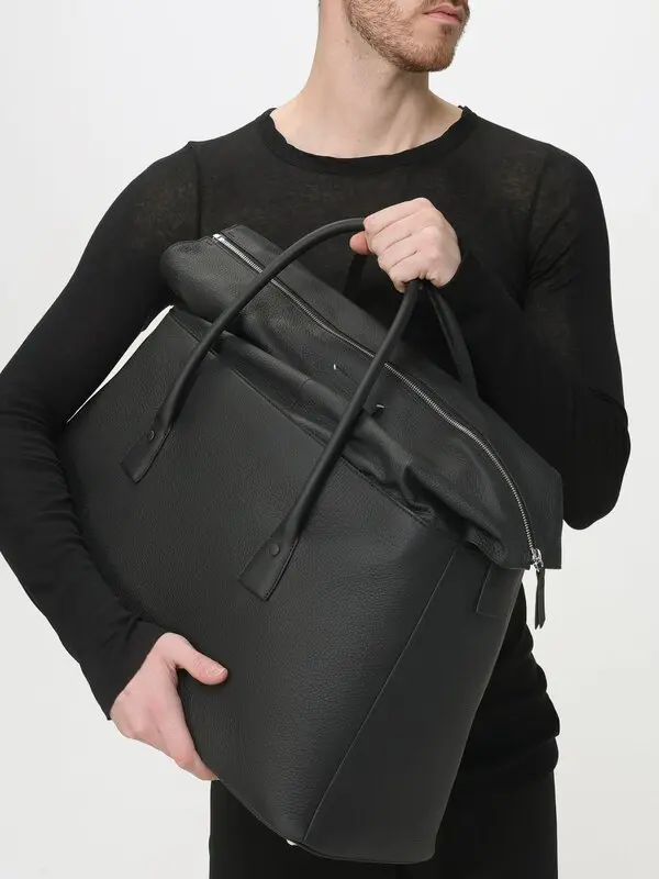 MAISON MARGIELA 5ac Grained Leather Travel Bag