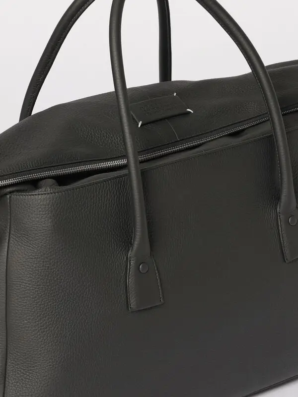 MAISON MARGIELA 5ac Grained Leather Travel Bag