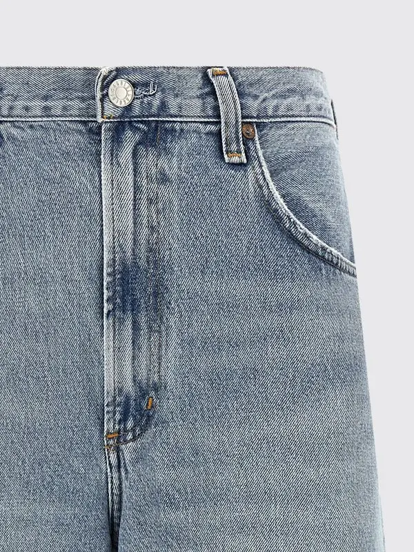 AGOLDE Wide-leg Cotton Denim Jeans