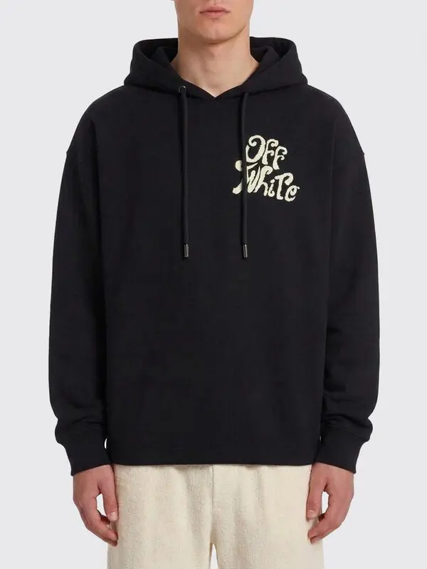 Off-White Cotton Hoodie