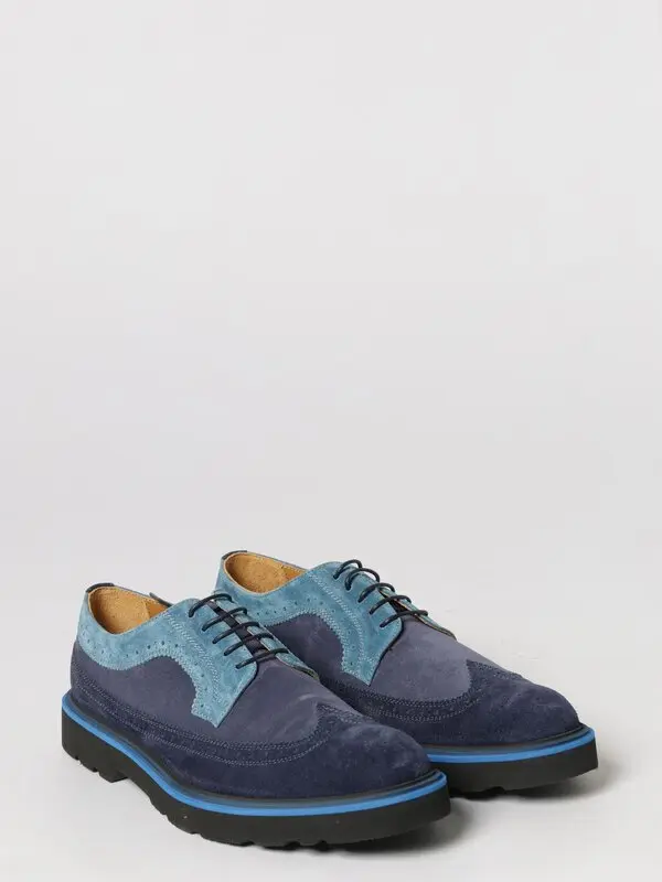 Paul Smith Suede Derby Shoes With Brogue Pattern