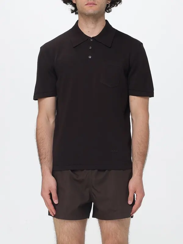A.p.c. Cotton Knit Polo