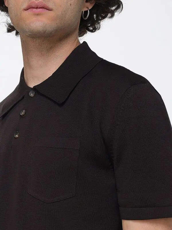 A.p.c. Cotton Knit Polo