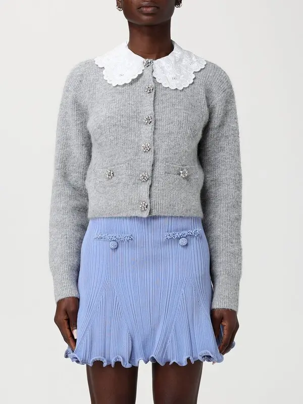 SELF-PORTRAIT Wool Blend Cardigan