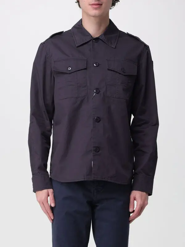 BLAUER. Cotton Blend Shirt - Blue