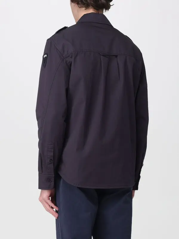 BLAUER. Cotton Blend Shirt - Blue