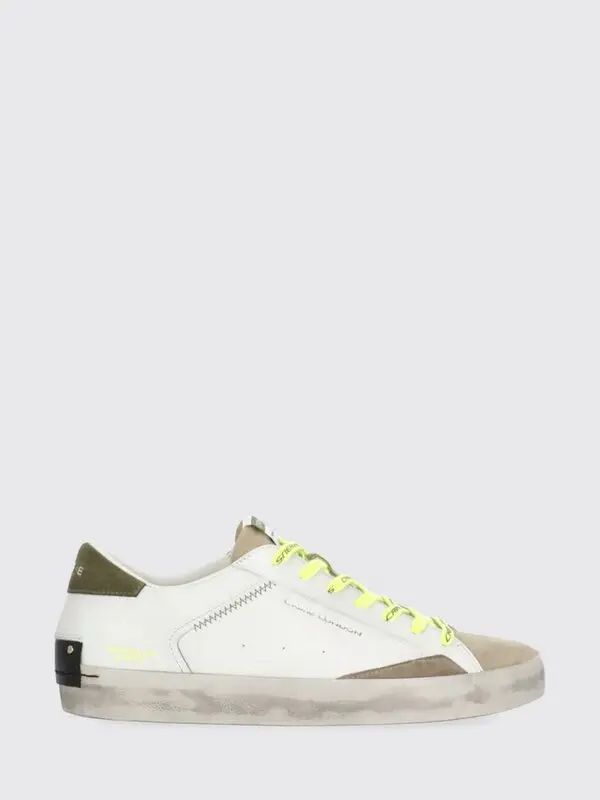 CRIME LONDON Distressed Leather Sneakers