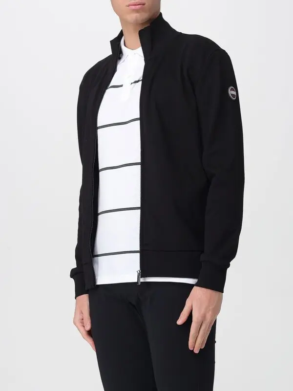 COLMAR Cotton Zip-up Sweatshirt - Black