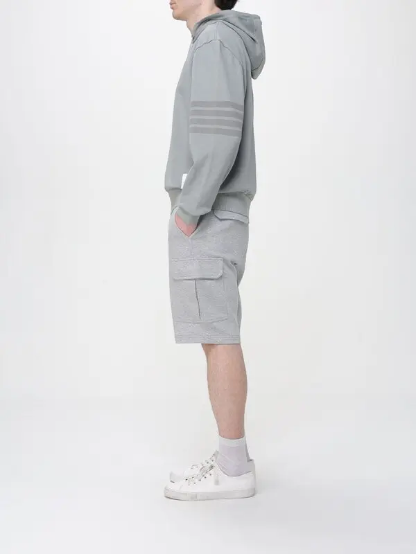 Thom Browne Cotton Hoodie - Grey