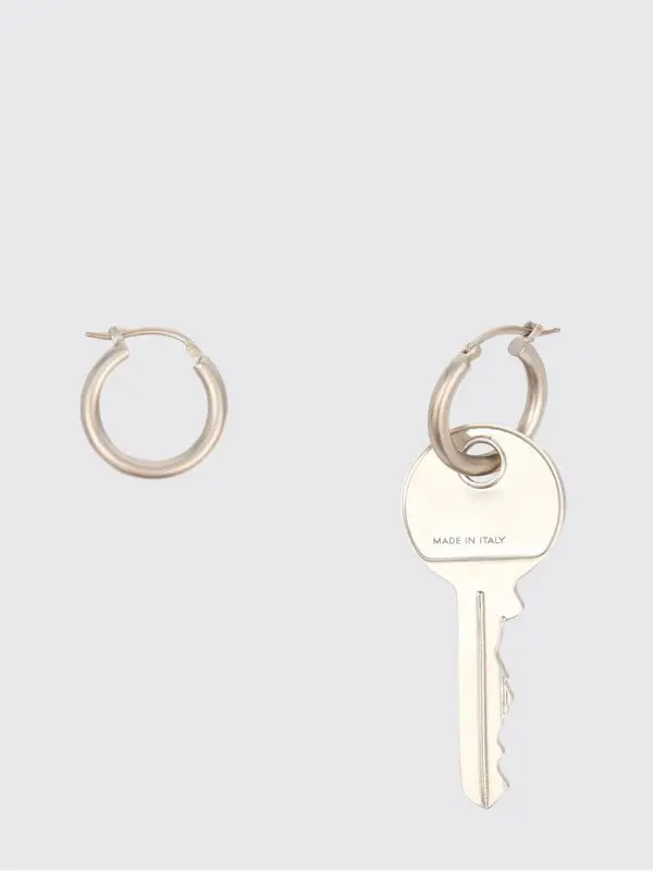 MAISON MARGIELA Brass Logo Earrings