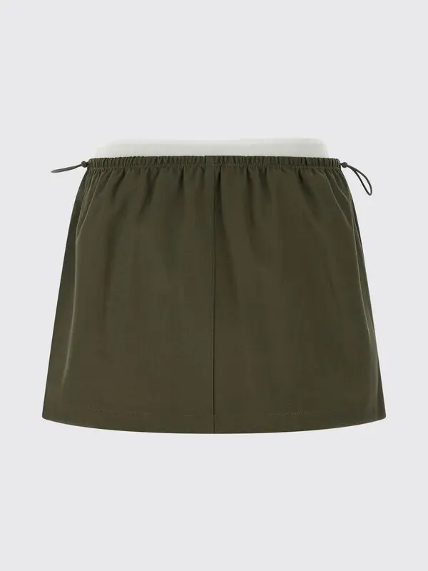 Alexander Wang Cotton Mini Skirt - Green