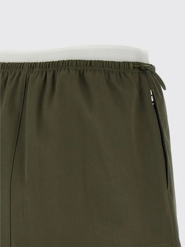 Alexander Wang Cotton Mini Skirt - Green