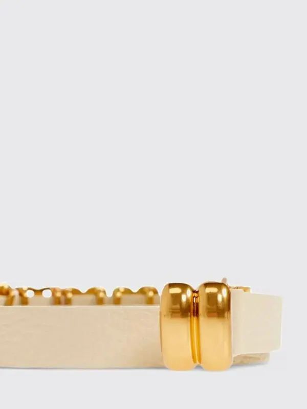 BY MALENE BIRGER Grained Leather Belt With Heart Buckle
