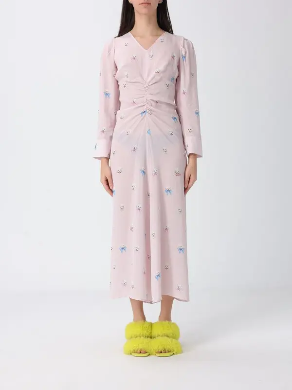 Fiorucci Printed Viscose Midi Dress