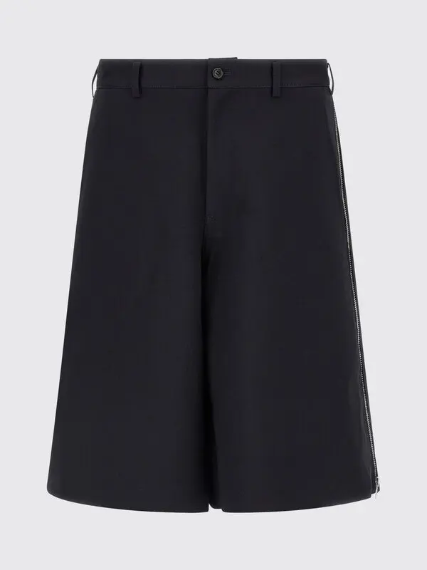 Comme Des Garçons Knee-length Polyester Crêpe Chino Shorts