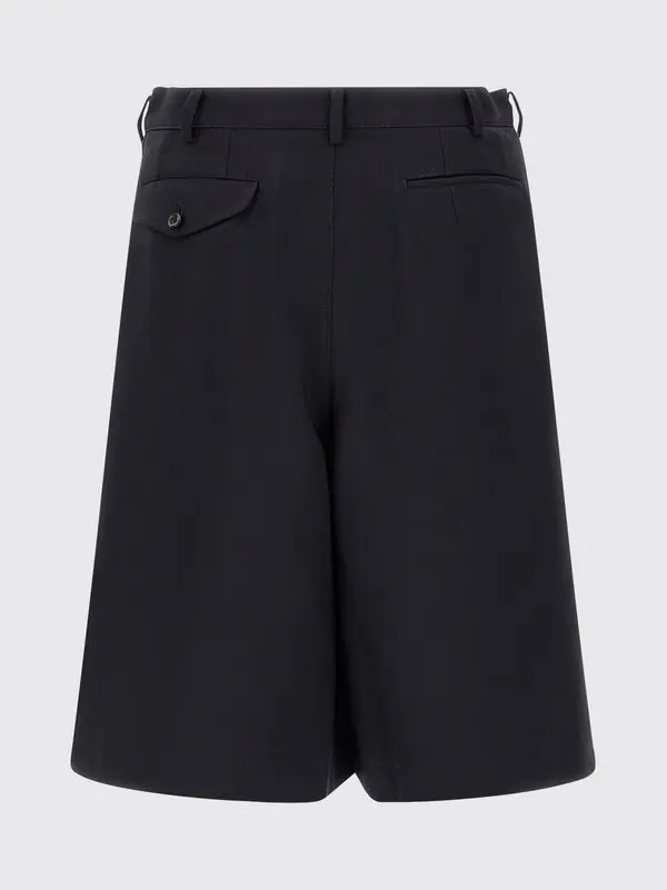 Comme Des Garçons Knee-length Polyester Crêpe Chino Shorts