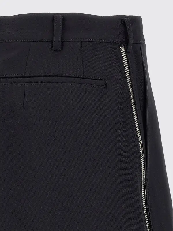 Comme Des Garçons Knee-length Polyester Crêpe Chino Shorts