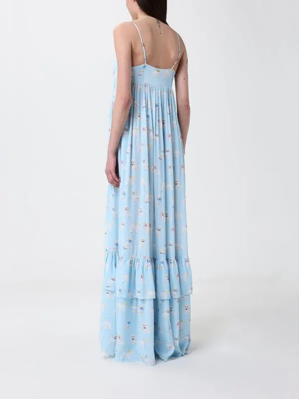 Fiorucci Printed Viscose Long Dress