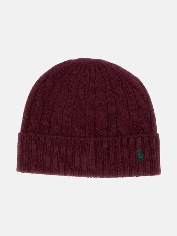 Polo Ralph Lauren Beanie Hat - Wine