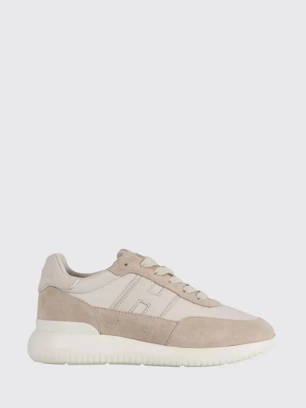Hogan H709 Suede And Nappa Leather Sneakers - Beige