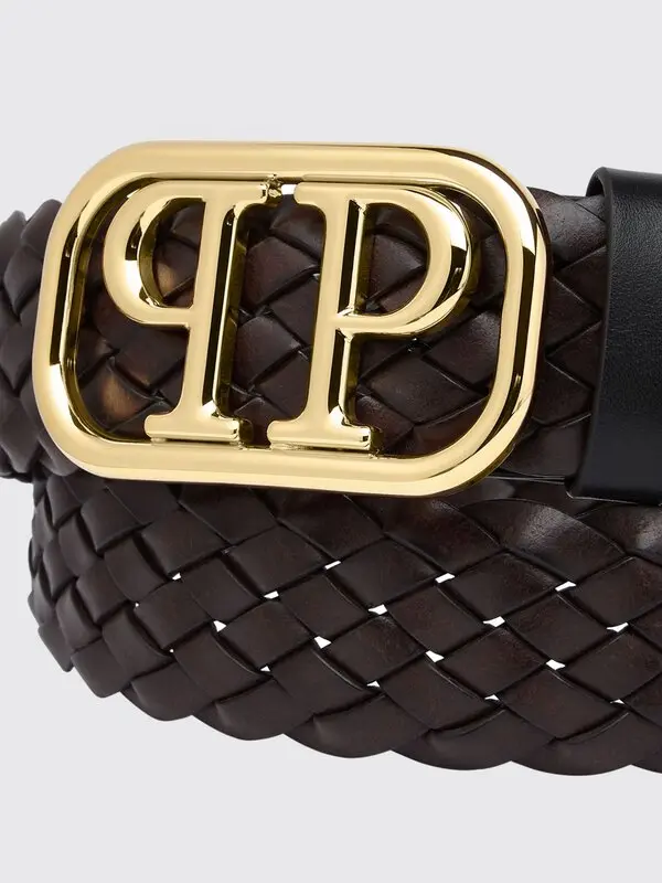 Philipp Plein Woven Leather Belt