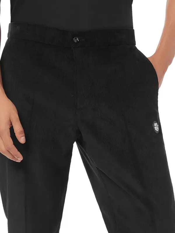 BILLIONAIRE Velvet Trousers - Black