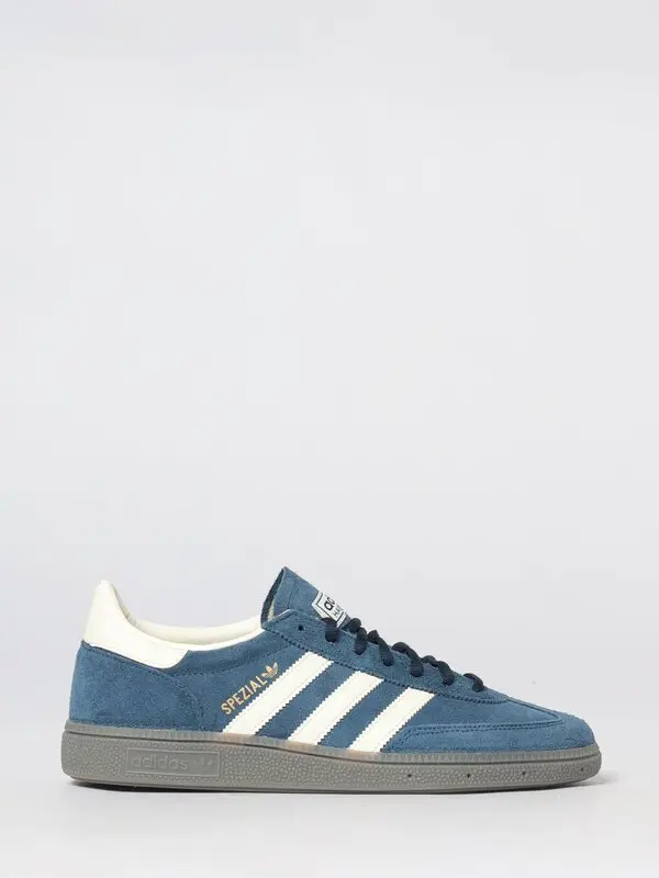 ADIDAS ORIGINALS Handball Spezial Leather And Suede Sneakers - Navy