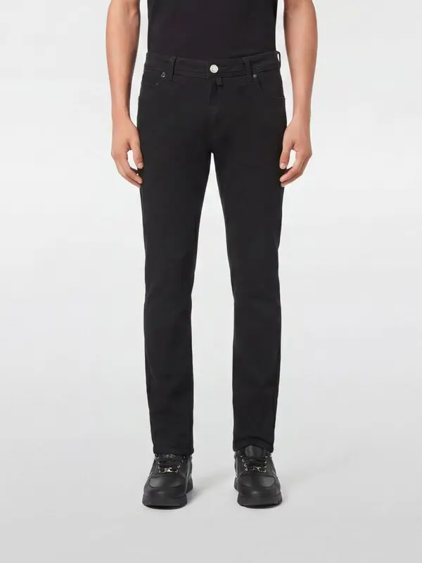 BILLIONAIRE Skinny Stretch Denim Jeans - Black