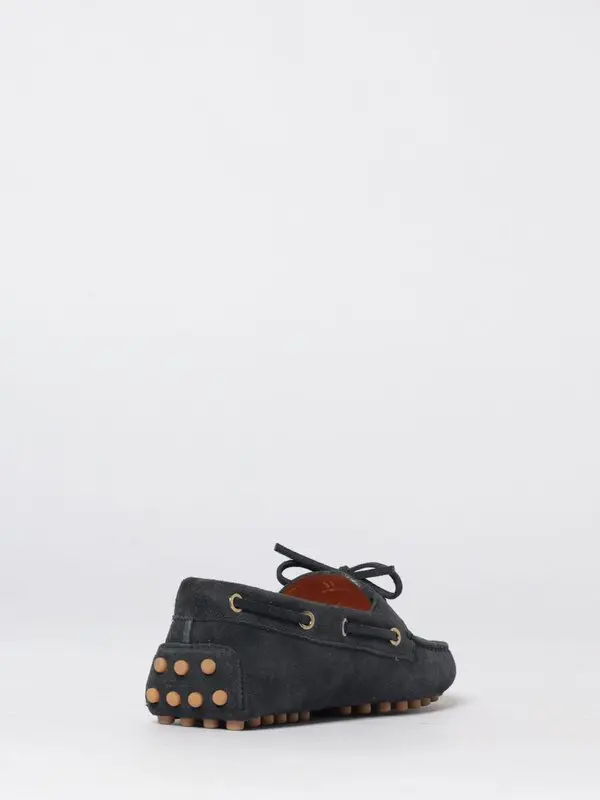 TOD'S Gommino Suede Boat Loafers - Blue