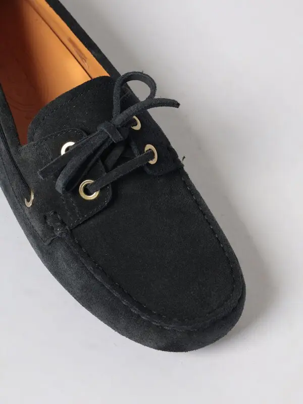 TOD'S Gommino Suede Boat Loafers - Blue