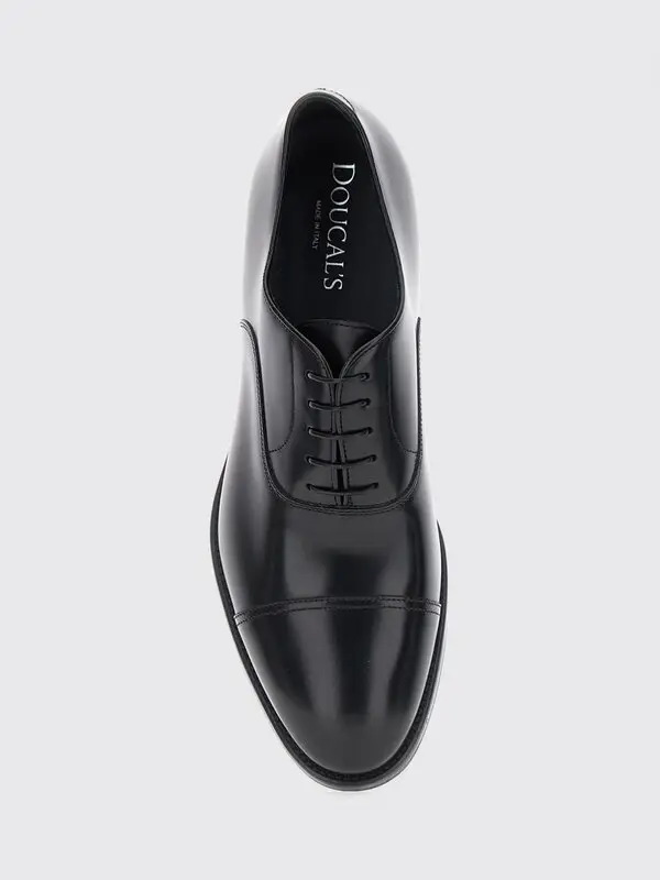 DOUCAL'S Oxford Formal Lace-up Shoes In Smooth Calfskin
