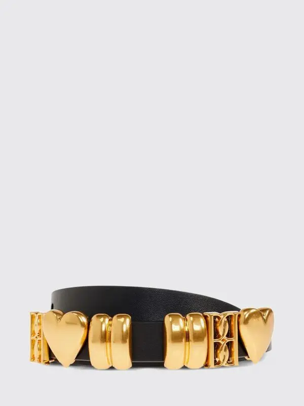 BY MALENE BIRGER Heart Buckle Leather Belt