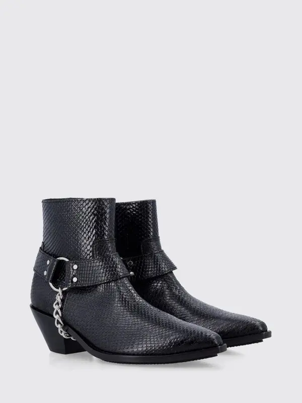 Junya Watanabe Leather Chain Detail Boots