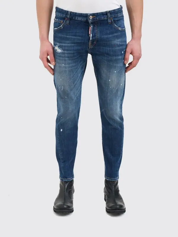 Dsquared2 Stretch Cotton Skinny Fit Jeans