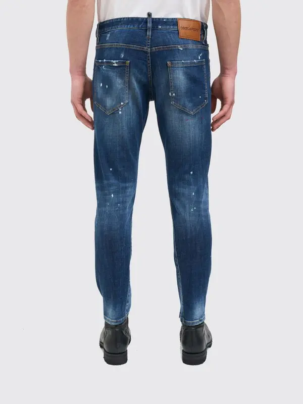 Dsquared2 Stretch Cotton Skinny Fit Jeans