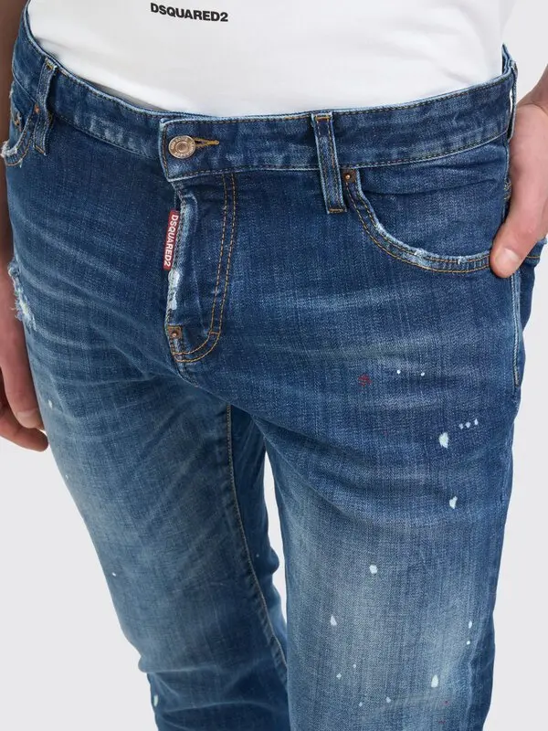 Dsquared2 Stretch Cotton Skinny Fit Jeans